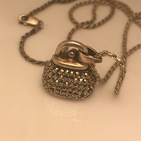 Vintage | Jewelry | Vintage Sterling Purse Locket Chain | Poshmark